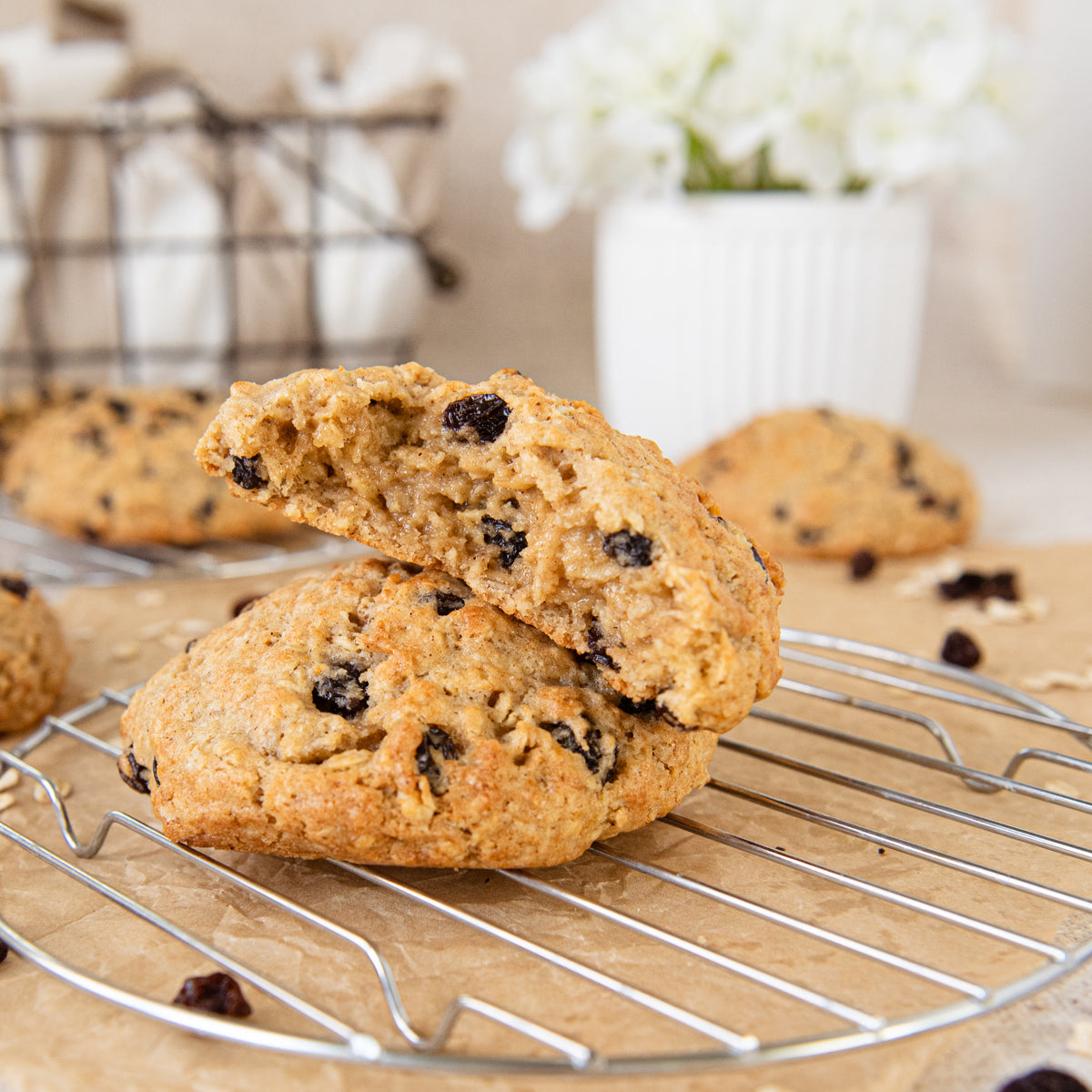 Oatmeal Raisin – Half Baked Cookies