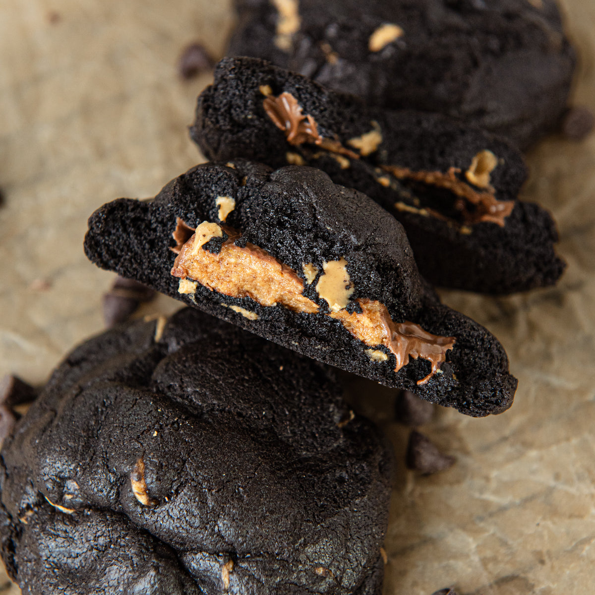 Chocolate PB – Half Baked Cookies